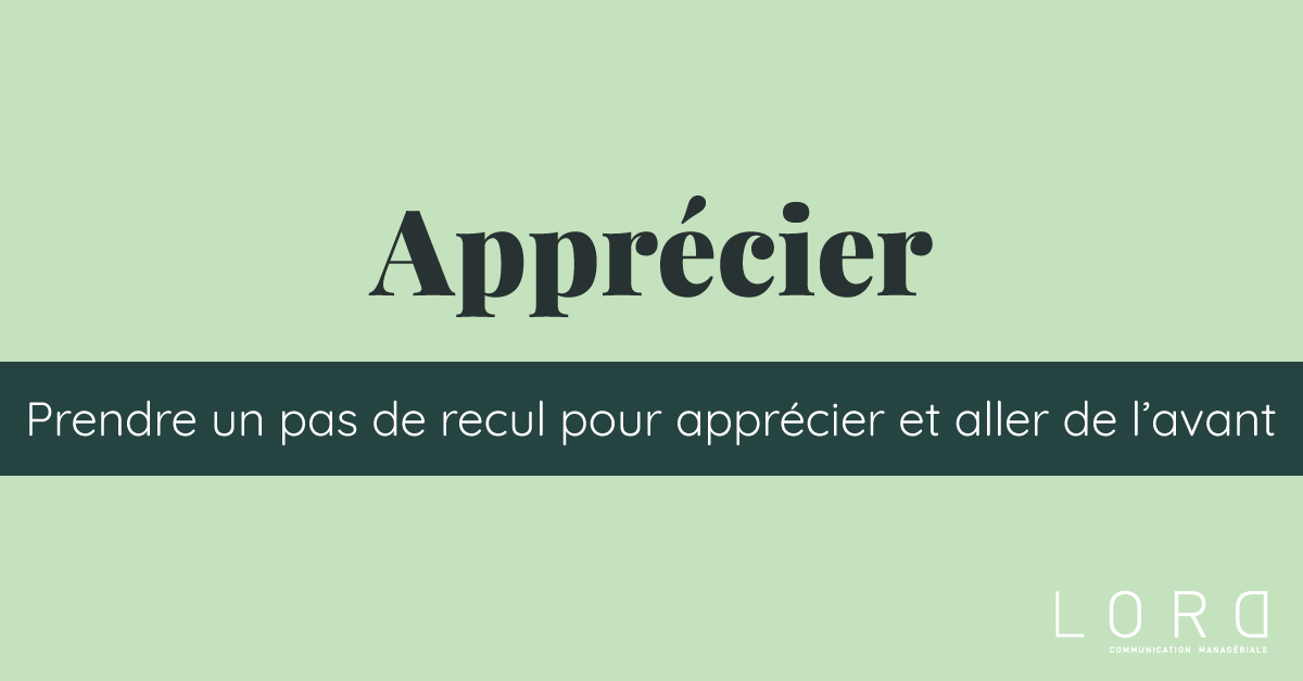 Série verbe d'action | #14 Apprécier : Prendre un pas de recul pour ...
